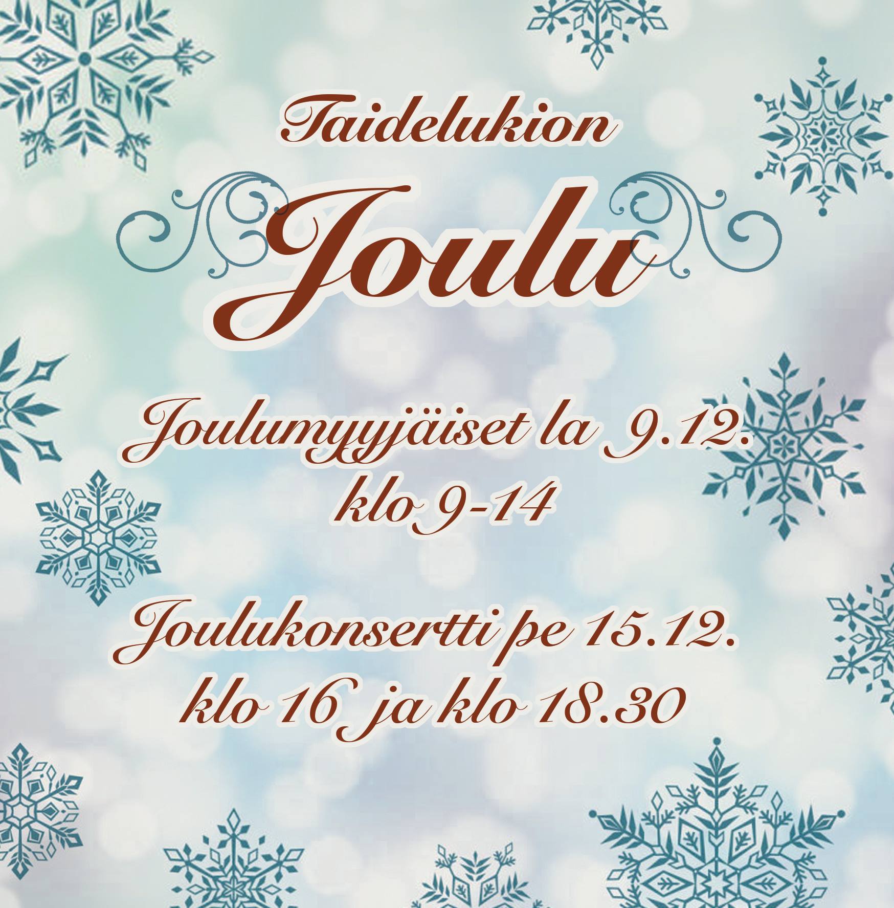 Taidelukion joulukonsertti – Savonlinnan Taidelukio