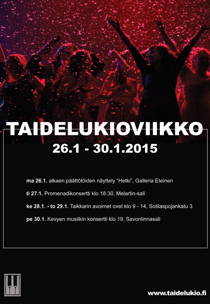 tlviikkojuliste – Savonlinnan Taidelukio